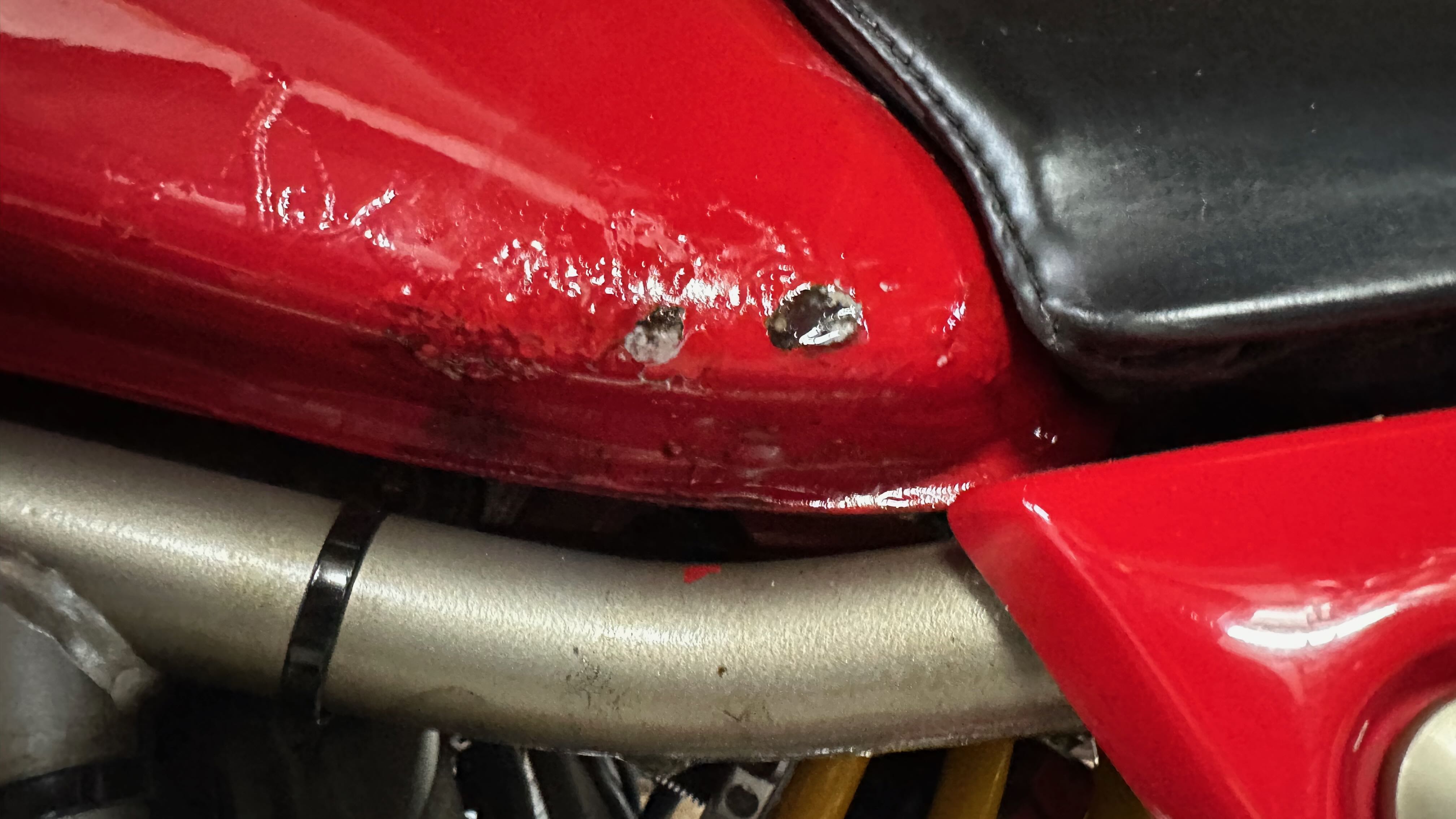 Leaking Tank, Pin Hole / Rust | Ducati Forum