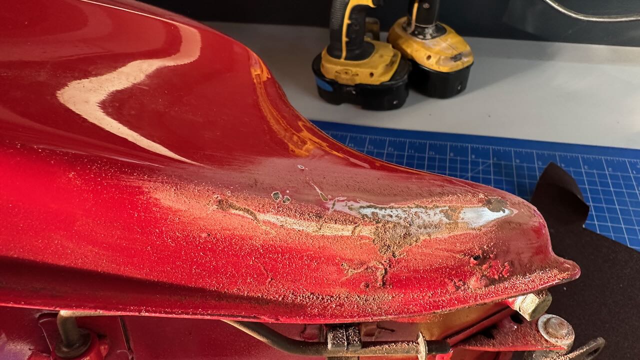 Leaking Tank, Pin Hole / Rust | Ducati Forum